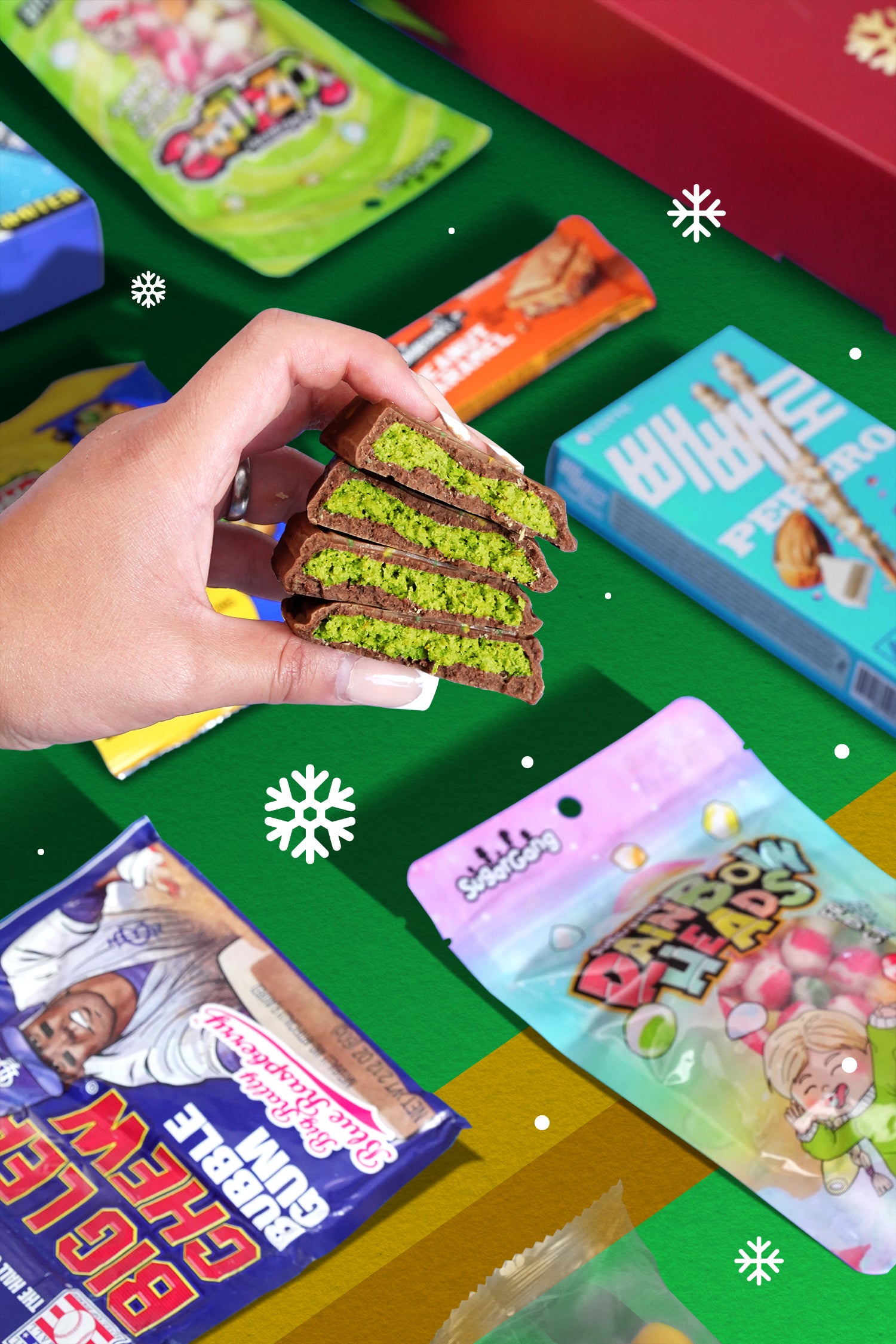 SugarGang XXL Adventskalender mit Süßigkeiten aus aller Welt
