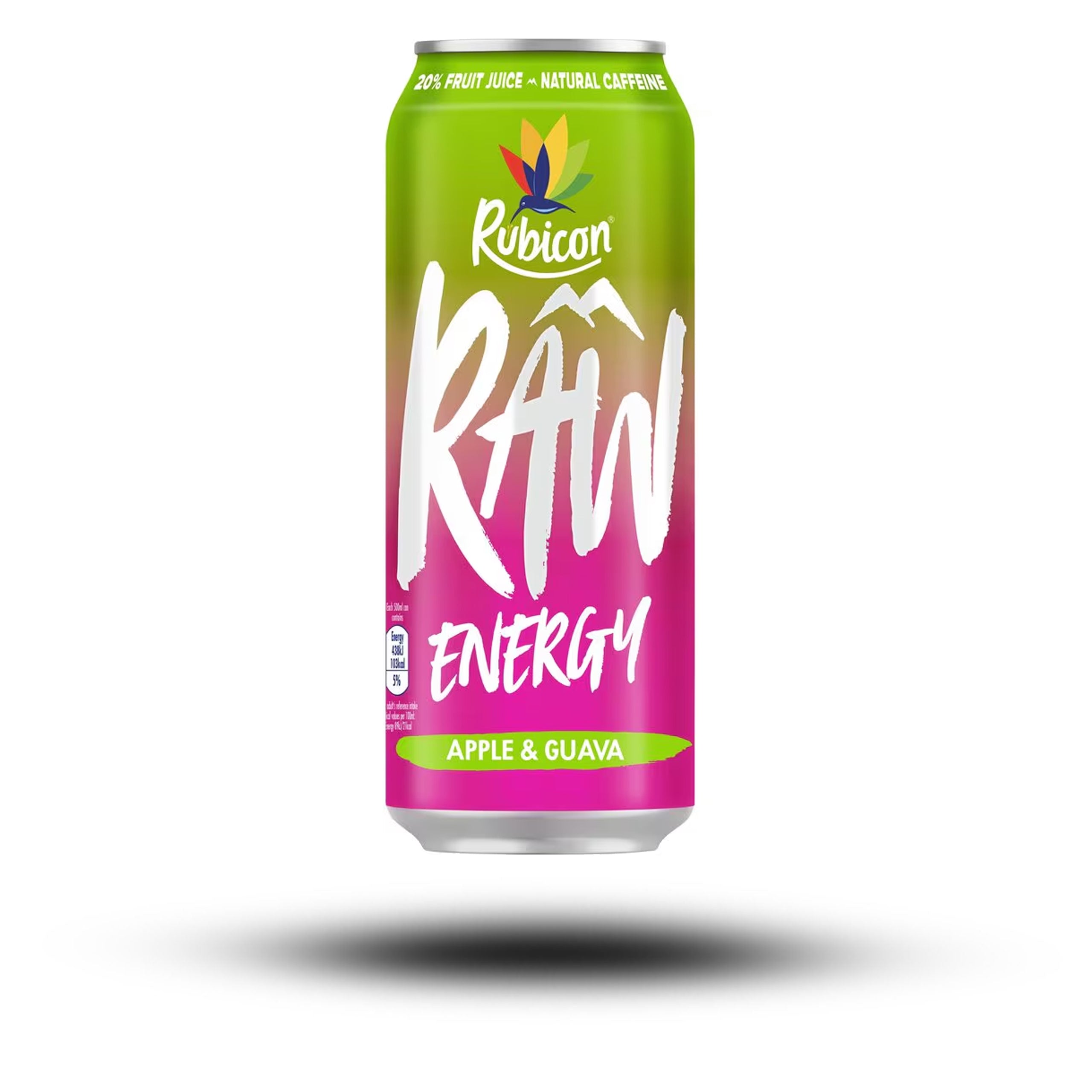 Rubicon Raw Energy Apple/Guava 500ml