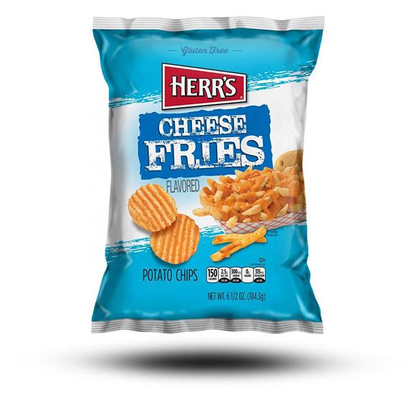 Herrs Cheese Fries Ripple Chips 184g